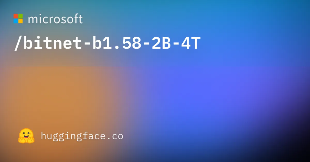 Microsoft Debuts 1-Bit Compact LLM that Runs on CPUs