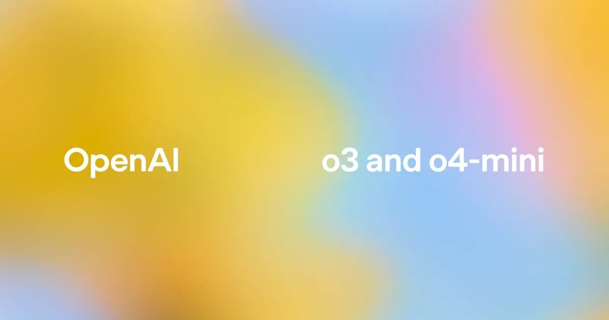 OpenAI Releases o3 & o4-mini with Visual Reasoning