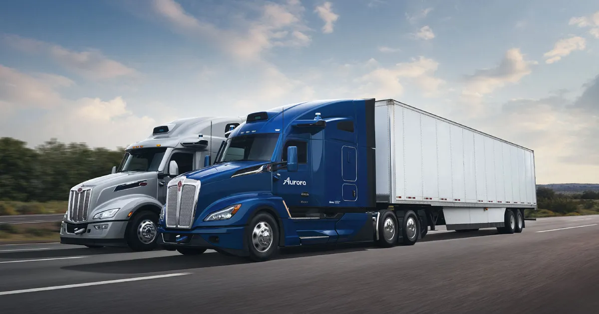 Aurora launches first self-driving truck service in the US