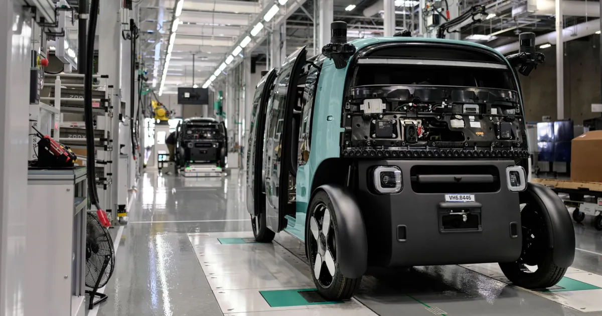 Amazon's Zoox opens 220,000 sq-ft robotaxi factory in California